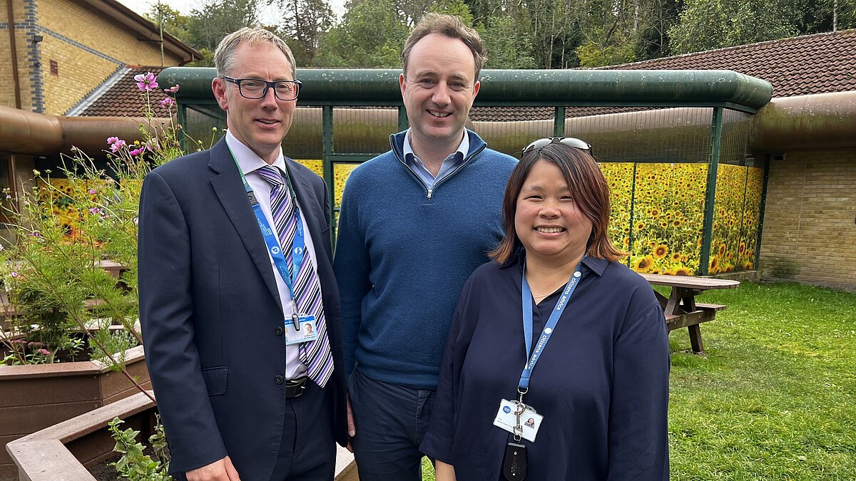 Danny Chambers MP praises Winchester mental health project in ...